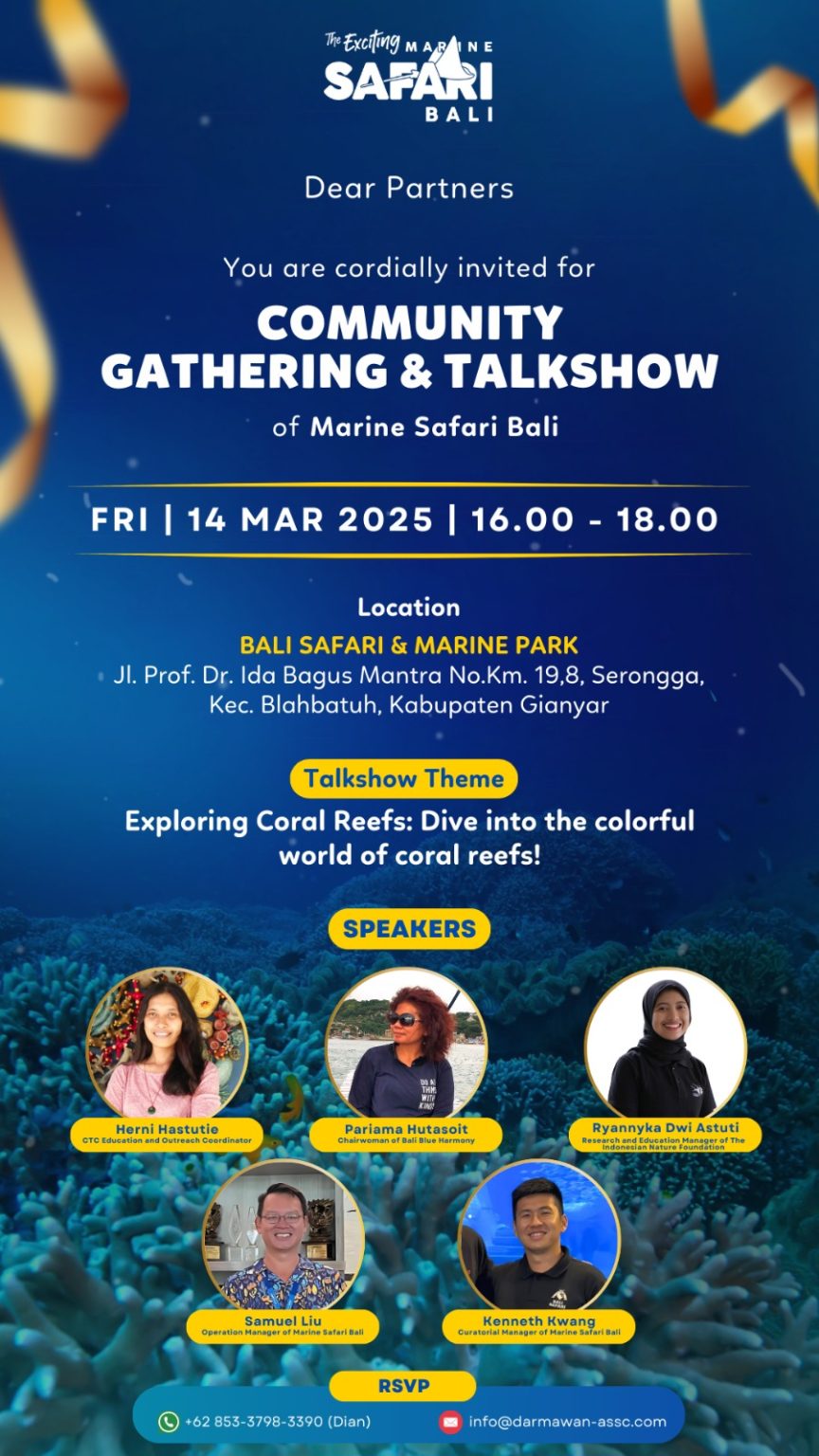 Community Gathering in Marine Bali Safari – Coral Triangle Center
